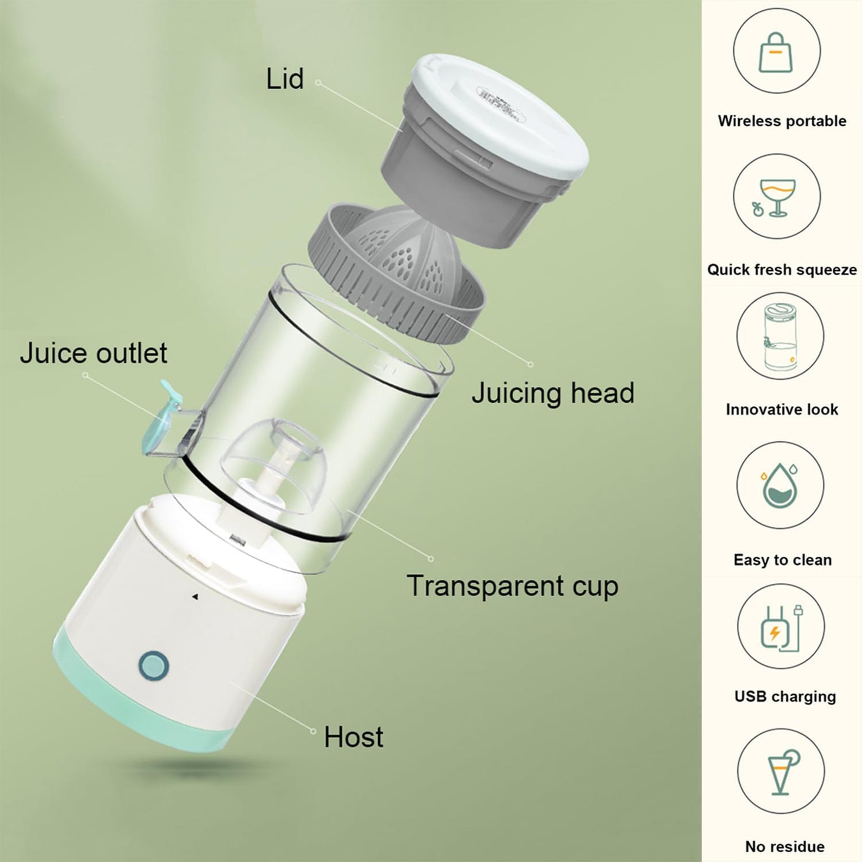 QuickBite Cordless Mini Juicer – My Store